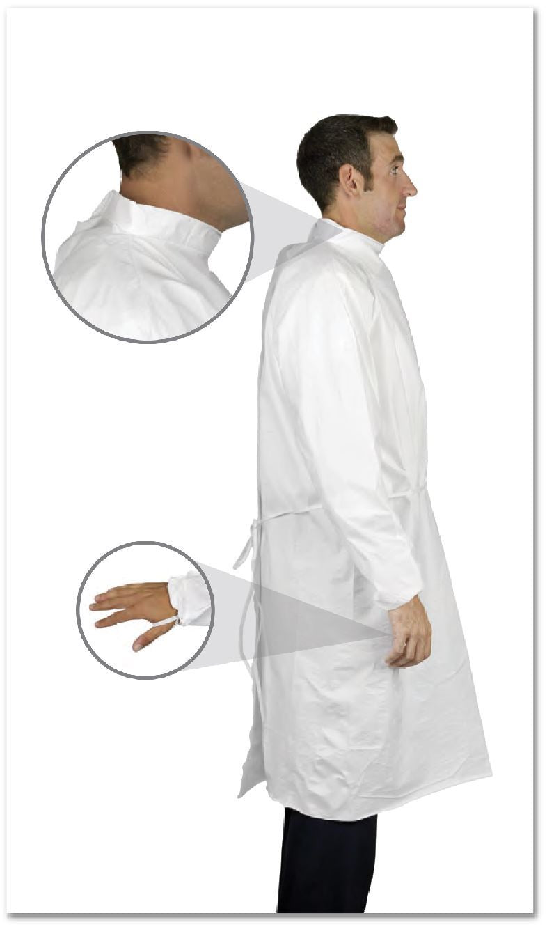 Carter-Health Sterile Clean Room Gowns - GOWN, CLEANROOM, STERILE, BAC ...