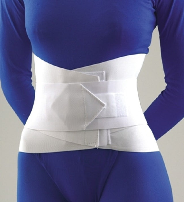 BSN Medical Lumbar Sacral Support 10 Inch with Abdominal Belt White ...
