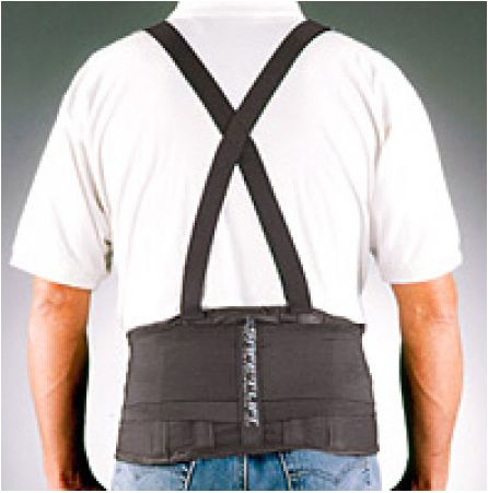BSN Medical Safe-T-Belt Dx Working Back Support Black — Grayline Medical