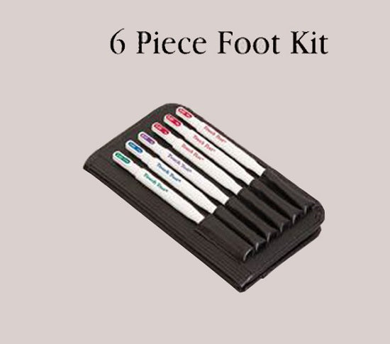 North Coast Medical Touch Test Kits with Protective Case 6-Piece Foot ...