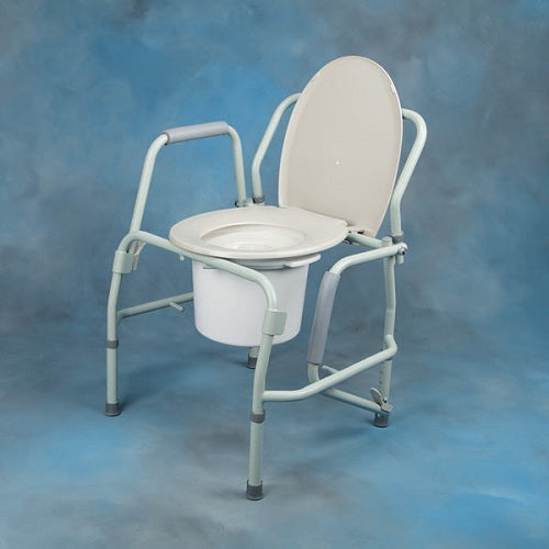 North Coast Medical Commode with Drop Arm | Commode Arm — Grayline Medical