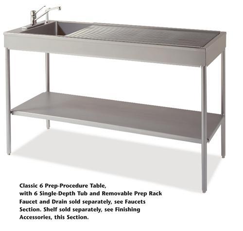 Suburban Classic Prep-Procedure Tables - TABLE, PROCEDURE, 6PREP, CLAS ...