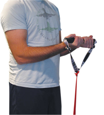 CanDo Foam Padded Adjustable Sports Handle | Resistance Band — Grayline ...
