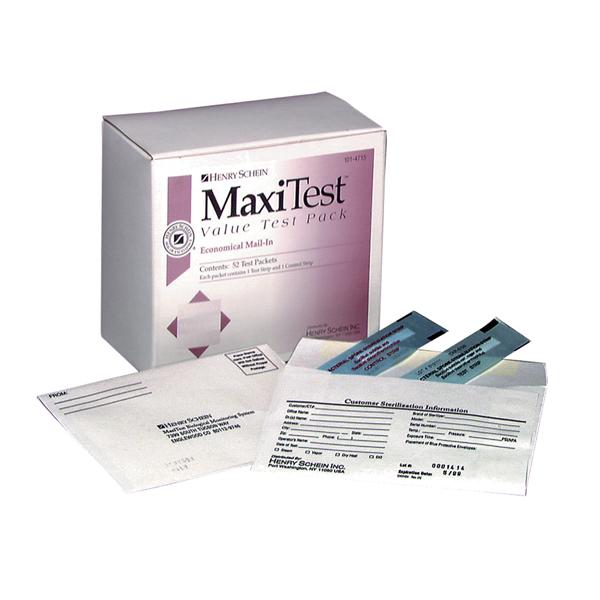 Henry Schein Maxitest Mail In Biological Monitor Value Pack - Maxitest ...