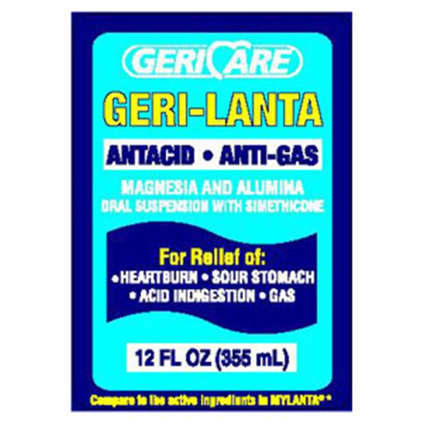 Geri-Care Pharmaceuticals Geri-Lanta Antiacid/Antigas Liquid Bottle 12 ...
