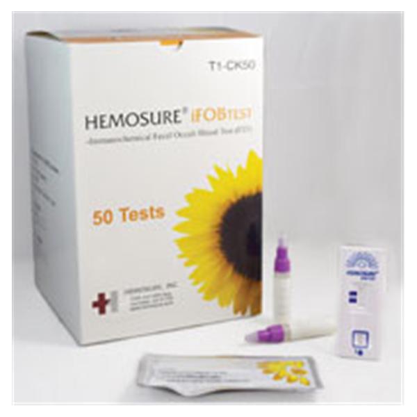 Hemosure Hemosure iFOB: FOB Test Kit CLIA Wvd 50ct 50/Bx — Grayline Medical