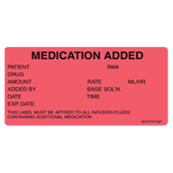 TimeMed a Div of PDC Label Medication Added Medvision Removable Fluore ...