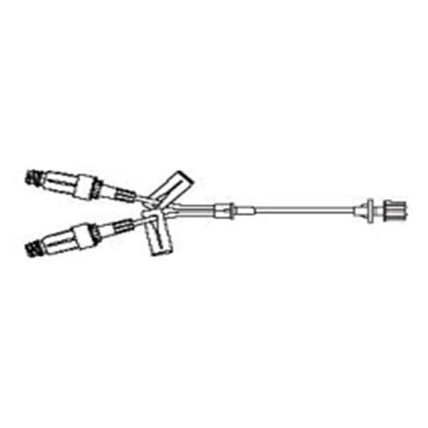 B Braun Medical IV Extension Set Needleless 7" Y-Type SPIN-LOCK Connec ...