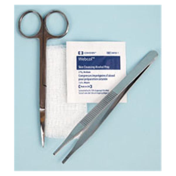 Henry Schein Kit Suture Removal W/ 4.5 Iris Scsr Small-Loop Strt Mtl S ...