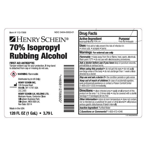Henry Schein Alcohol Isopropyl 70% Solution 32oz 32oz/Bt, 12 BT/CA (11 ...
