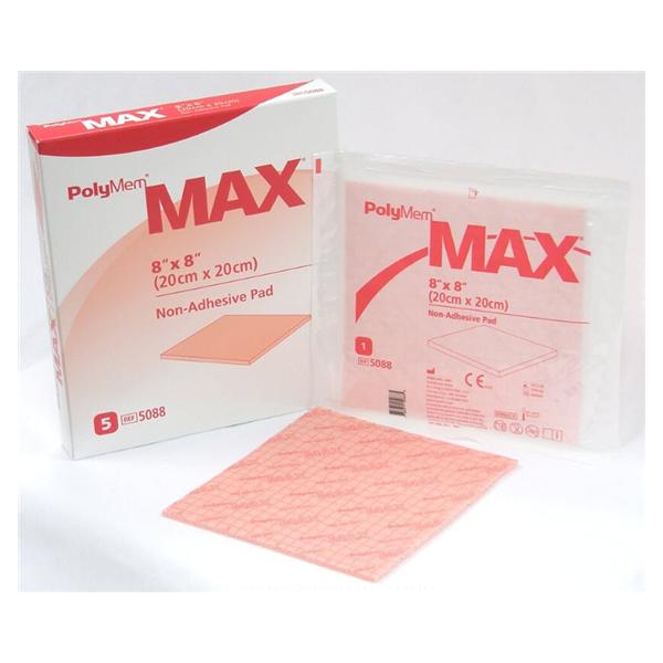 Ferris Mfg Dressing Wound PolyMem Max Hdrphlc 8x8" Pink Absorbent LF 1 ...