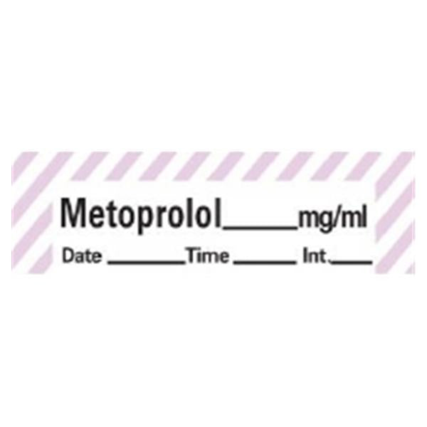 TimeMed a Div of PDC Tape Metoprolol Anesthesia 1.5x.5 Rmvbl White/Red ...