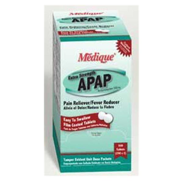 Medique Pharmaceuticals Apap 500mg Tablets Extra Strength 1/Bx ...