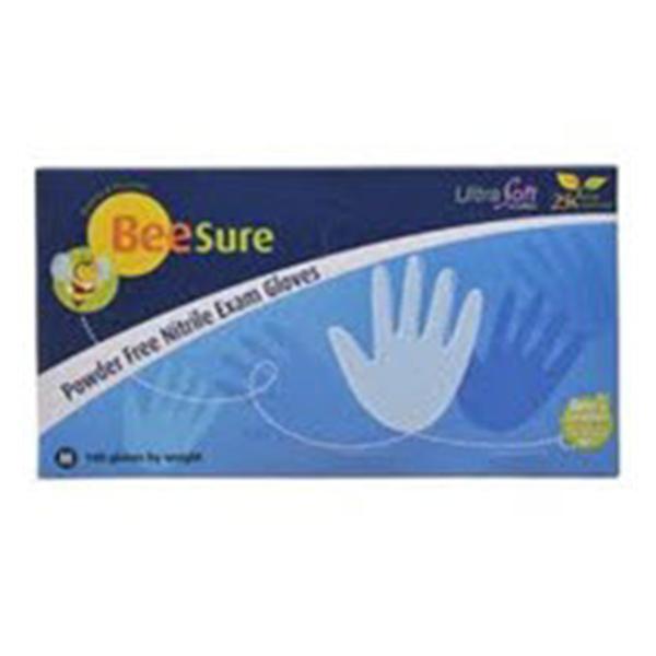 Pro2 Solutions Gloves Exam BeeSure PF Nitrile Latex-Free XL Blue 1000 ...