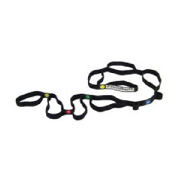Hygenic Strap Stretch Thera-Band Black Elastic W/ Multiple Loops 12Bx ...