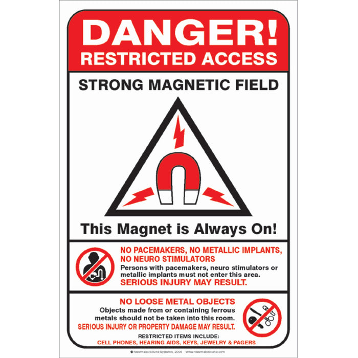 DANGER Wall Signs — Grayline Medical