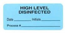 Healthmark Industries Disinfection Labels - LABEL, HIGH LEVEL DISINFEC ...