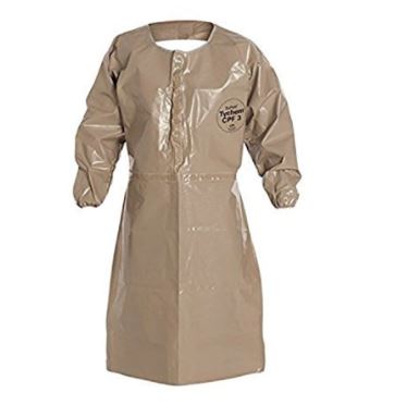 Dupont Tychem Chem Resist Sleeved Aprons - Tychem 5000 Long Sleeve Apr ...