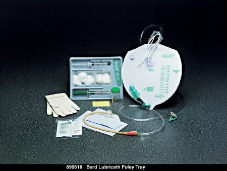 CR Bard Urine Meter Foley Trays - TRAY, FOLEY CATH, 14FR, LUBR, W/BAG ...