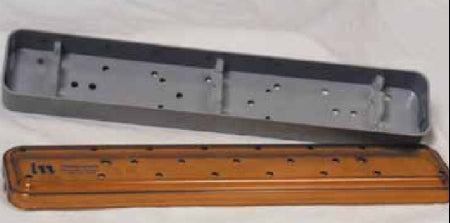 Healthmark Industries Scope Trays - Clear Top Scope Tray with Secur-It ...