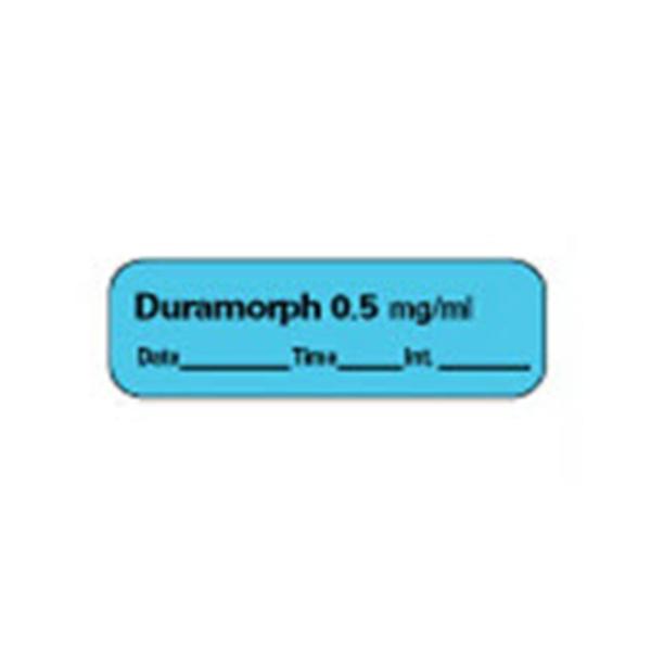 TimeMed a Div of PDC Label Duramorph 0.5mg/mL Anesthesia Blue 600/Rl ...