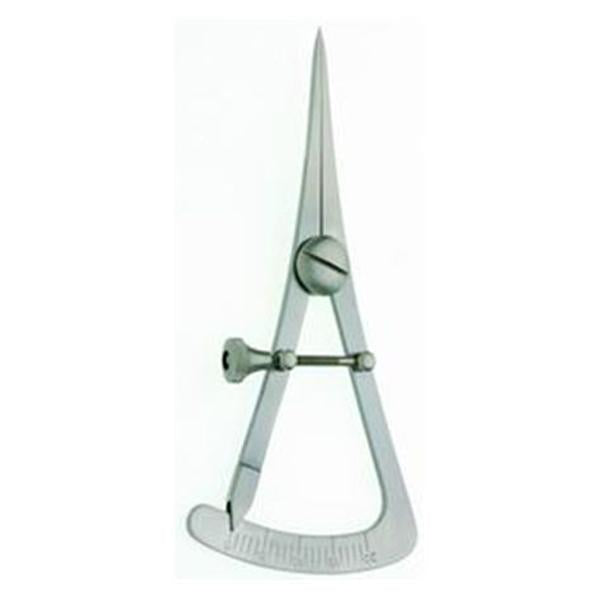 BR Surgical Caliper Castroviejo 3" 9mm Graduated 0-20mm Grmn SS Ea ...