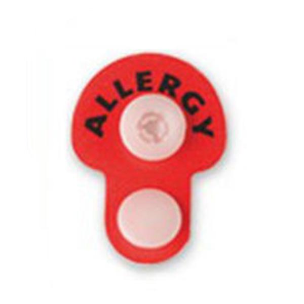 Precision Dynamics Wristband Snap Ident-Alert Red Allergy Alert 240/Bx ...
