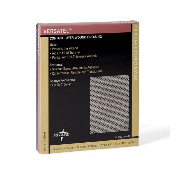 Medline Industries Dressing IV Versatel Film 3x4" Sterile Adhesive 50 ...