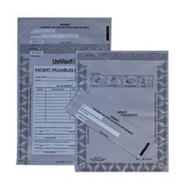 MiniGrip Envelope Patient Valuables Gray 9x12" 1000/Ca — Grayline Medical