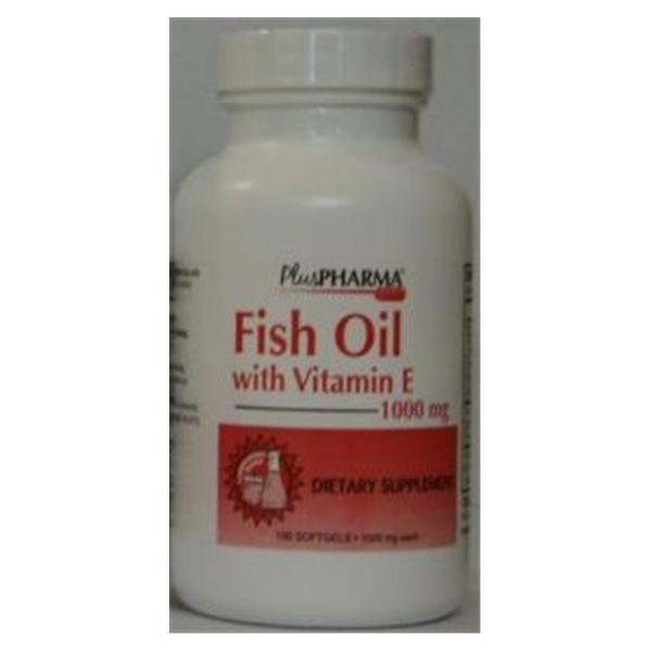 Plus Pharma Fish Oil Supplement Softgels 1000mg 100/Bt — Grayline Medical