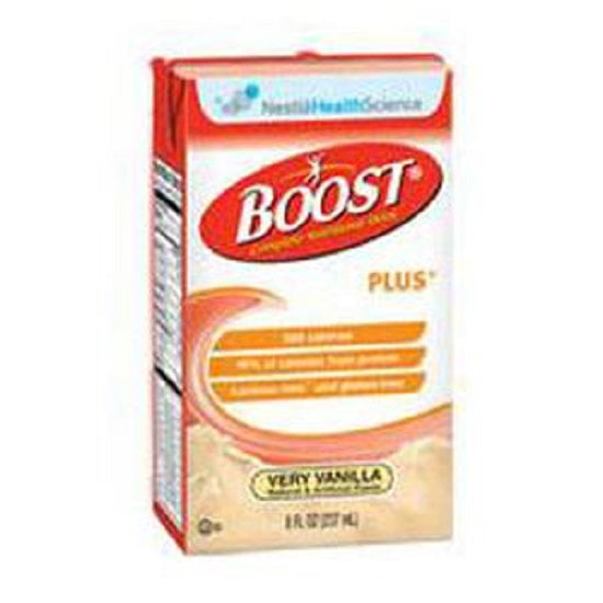Nestle Boost Plus Nutritional Very Vanilla Drink: 8 oz — Grayline Medical