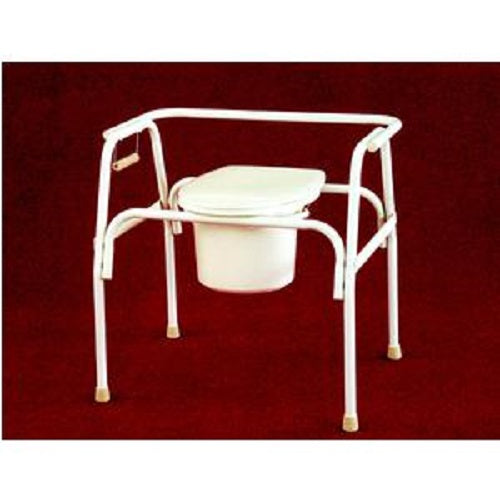 Tubular Fabrications Bedside Commode with Elongated Seat XL — Grayline ...