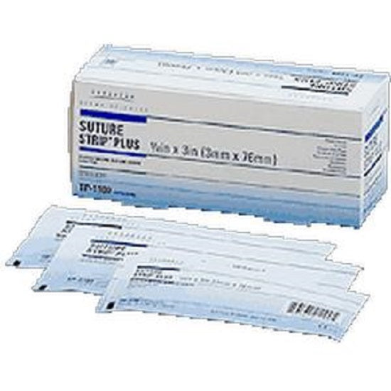 Derma Sciences Suture Strip Plus Flexible Wound Closure Strips - 1/8 ...