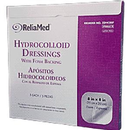 Cardinal Health Essentials Sterile Hydrocolloid Dressing with Foam Bac ...