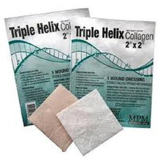 MPM Medical Triple Helix Collagen - 2" x 2" — Grayline Medical