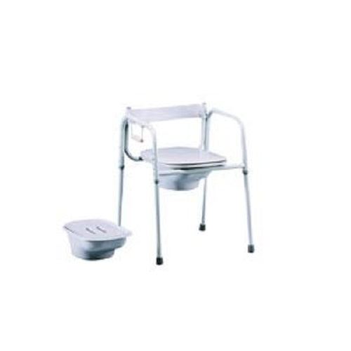 Tubular Fabrications 3-in-1 Universal Commode with Removable Back, Pai ...