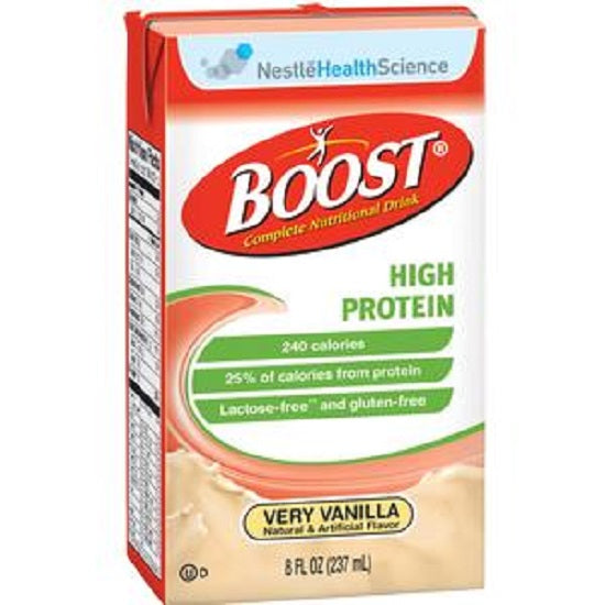 BOOST HIGH PROTEIN, Very Vanilla, 8 fl Ounce Tetra Brik — Grayline Medical