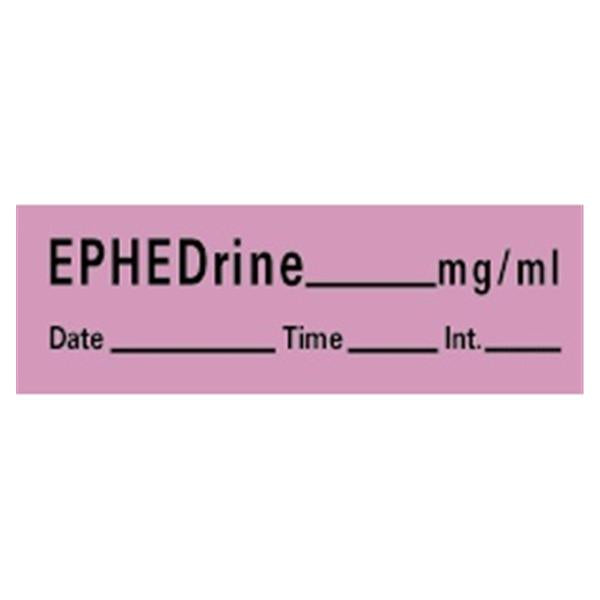 TimeMed a Div of PDC Label Ephedrine 1.5x.5 Violet 600/Rl 600/Rl ...