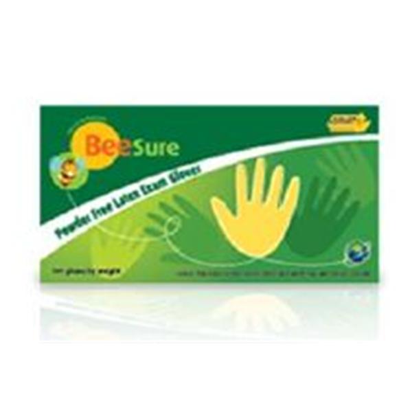 Pro2 Solutions Gloves Exam BeeSure Powder-Free Latex X-Large White 100 ...
