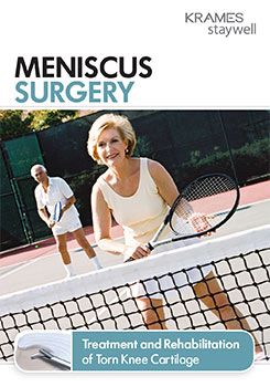 Krames Communications Booklet Educational Miniscus Surgery Ea ...