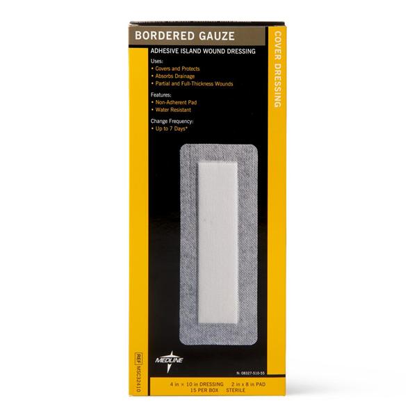 Medline Industries Dressing Gauze MediHoney Calcium Alginate 4x10" Ste ...