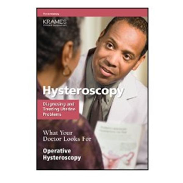 Krames Communications Booklet Educational Information on Hysteroscopie ...