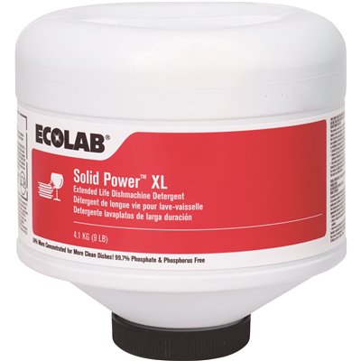 Ecolab Solid Power XL Dish Detergent - Solid Power Dishwasher Detergen ...
