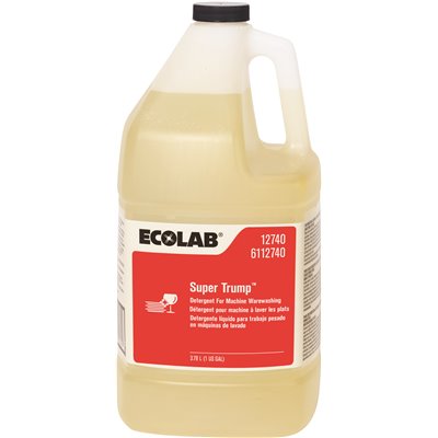 Ecolab Super Trump Detergent - Super Trump Dish Detergent, 1 gal. - 61 ...