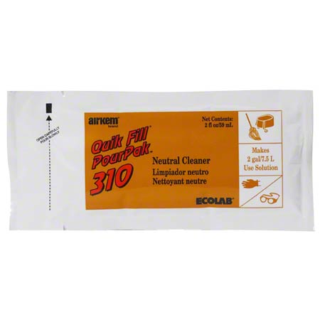 Ecolab Quik Fill PourPak 310 Neutral Cleaners - Quick Fill PourPak 310 ...