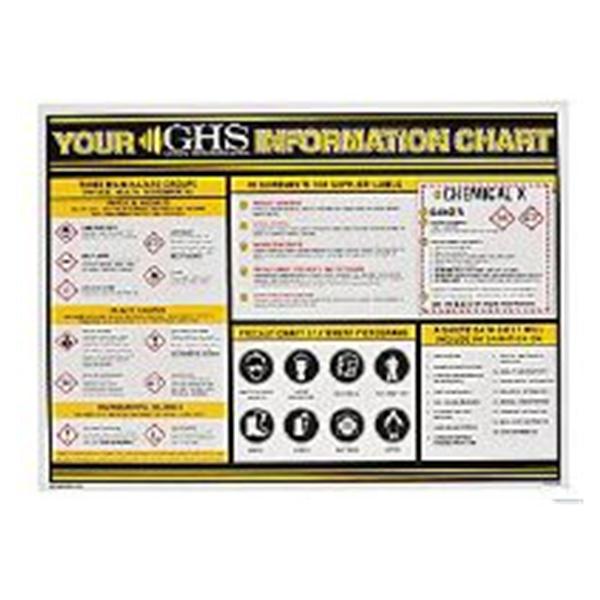 Grainger Chart Educational GHS Reference Center Ea — Grayline Medical