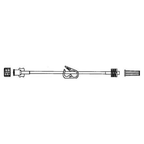 Advanced Medical Systems IV Extension Set 14" Male/Female Luer Lock 50 ...