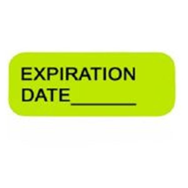Healthmark Label Expiration Date 2x0.88" 500/Rl — Grayline Medical