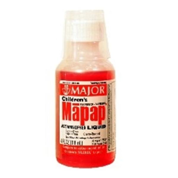 Major Pharmaceuticals Mapap 160mg Children Elixir 4oz/5mL 4oz/Bt ...