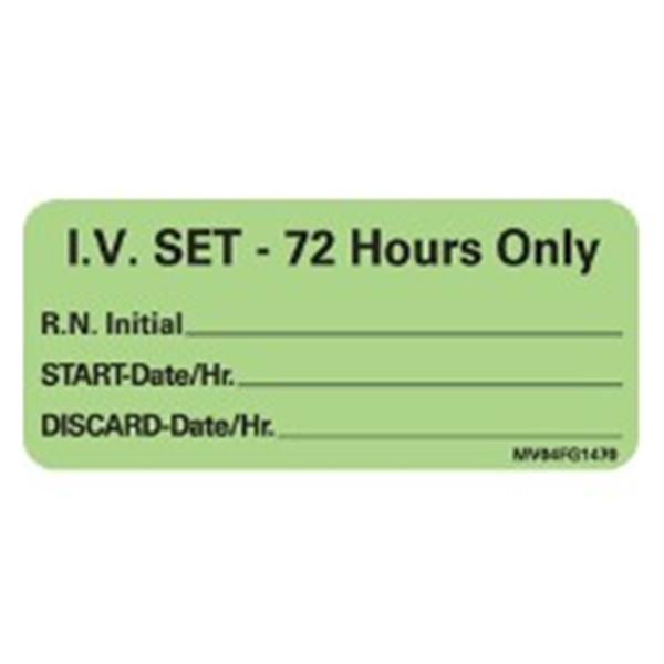 TimeMed a Div of PDC Label IV Set Set Green 420/Rl — Grayline Medical